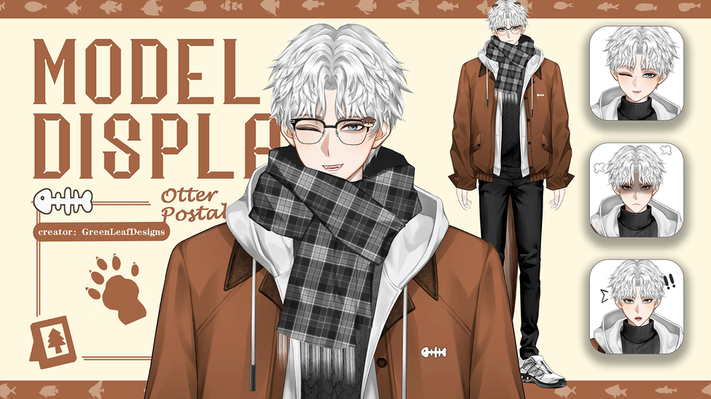 Otter King Live2D Model: Essential for VTubers