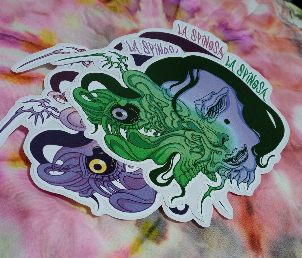 Visions of Decay Vinyl Sticker