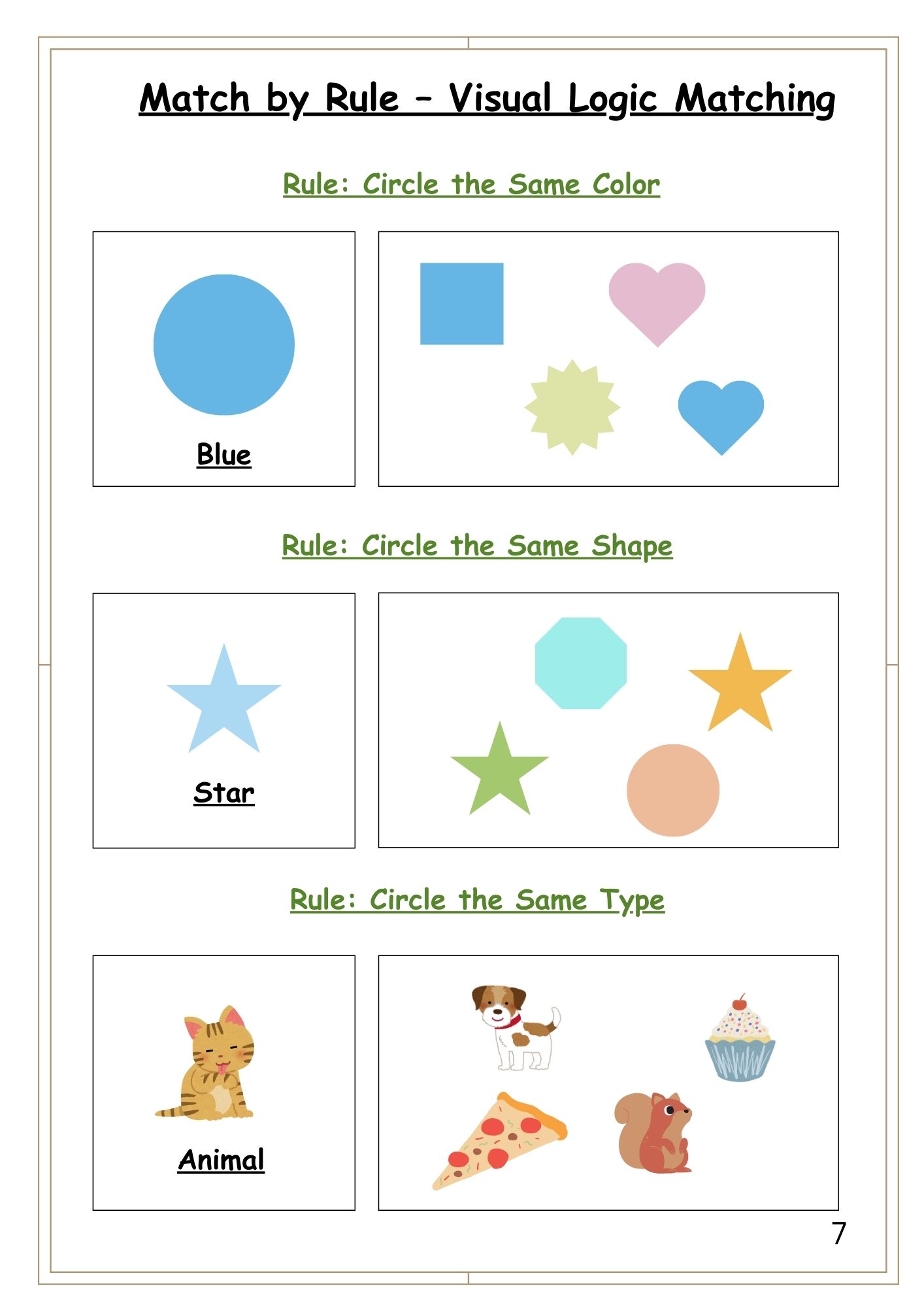 Cognitive Development & Executive Functioning Workbook A