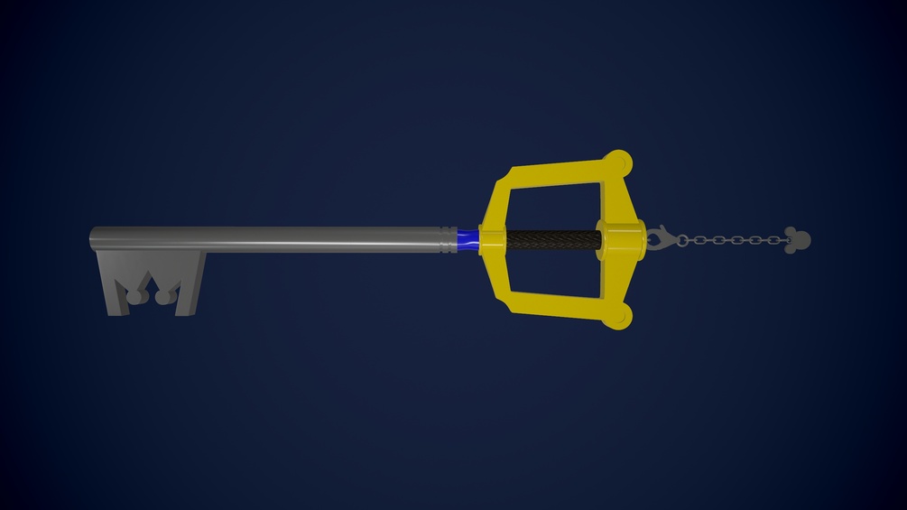 Kingdom Key Keyblade 3D Print