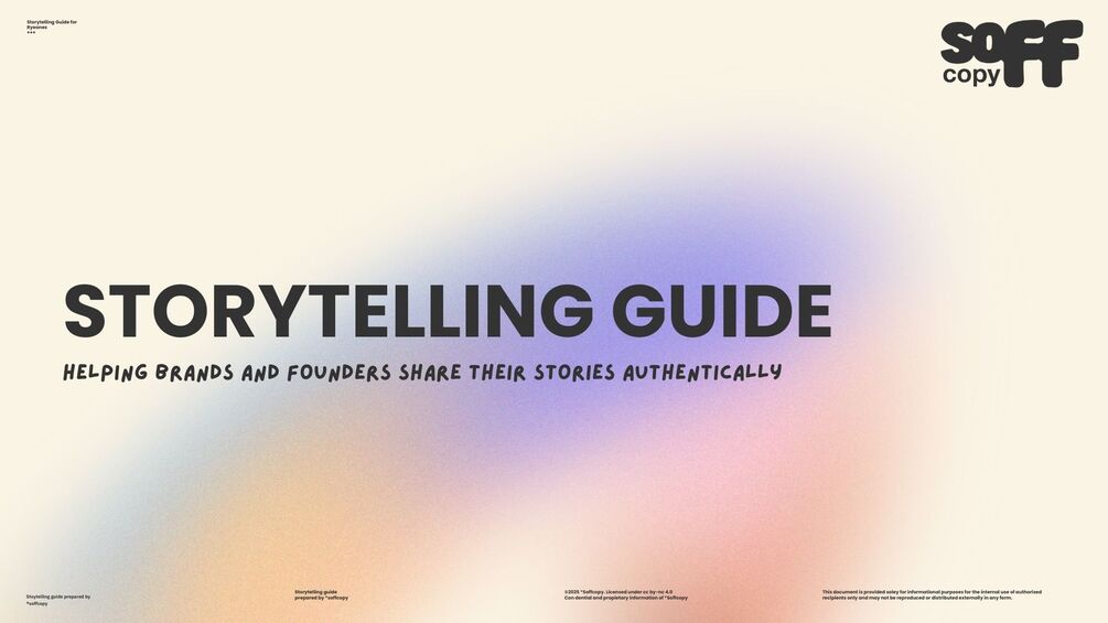 Storytelling Guide