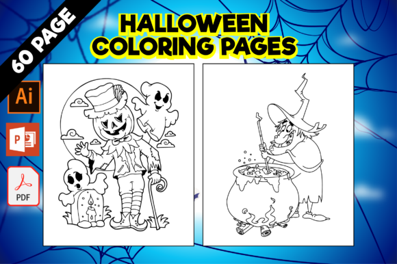 60 Halloween Coloring Pages for Kids