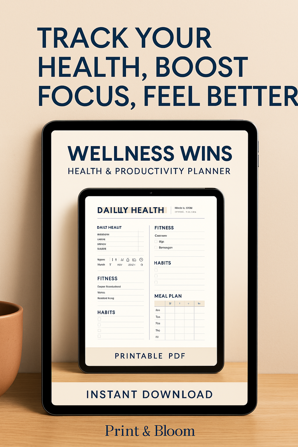 Ultimate Health & Productivity Planner (Premium Edition) – Daily ...