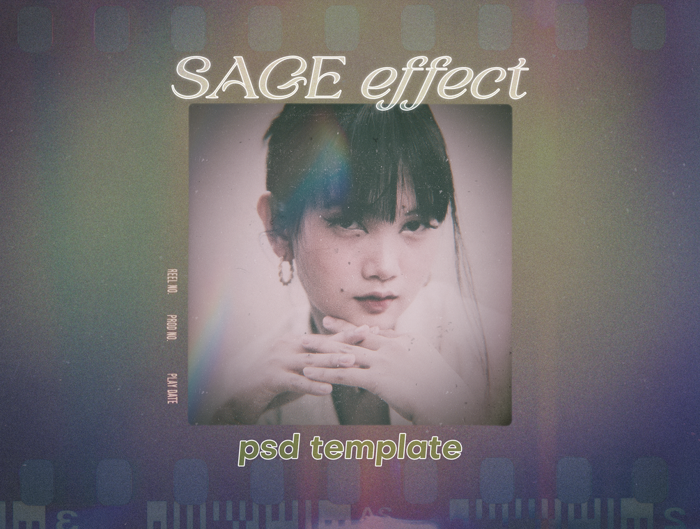 sage effect template for Photoshop