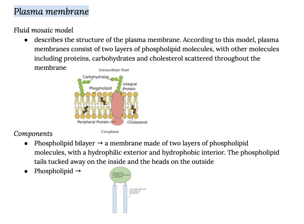 VCE biology notes for unit 1 AOS1