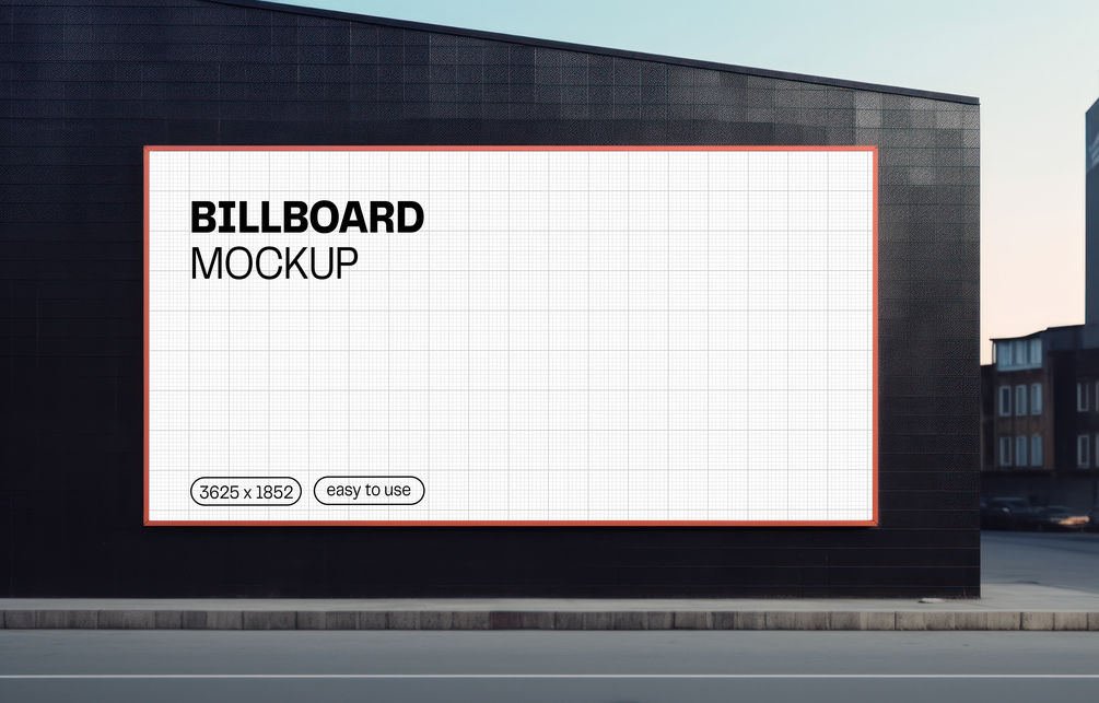 Urban Commercial Billboard Mockup / #826