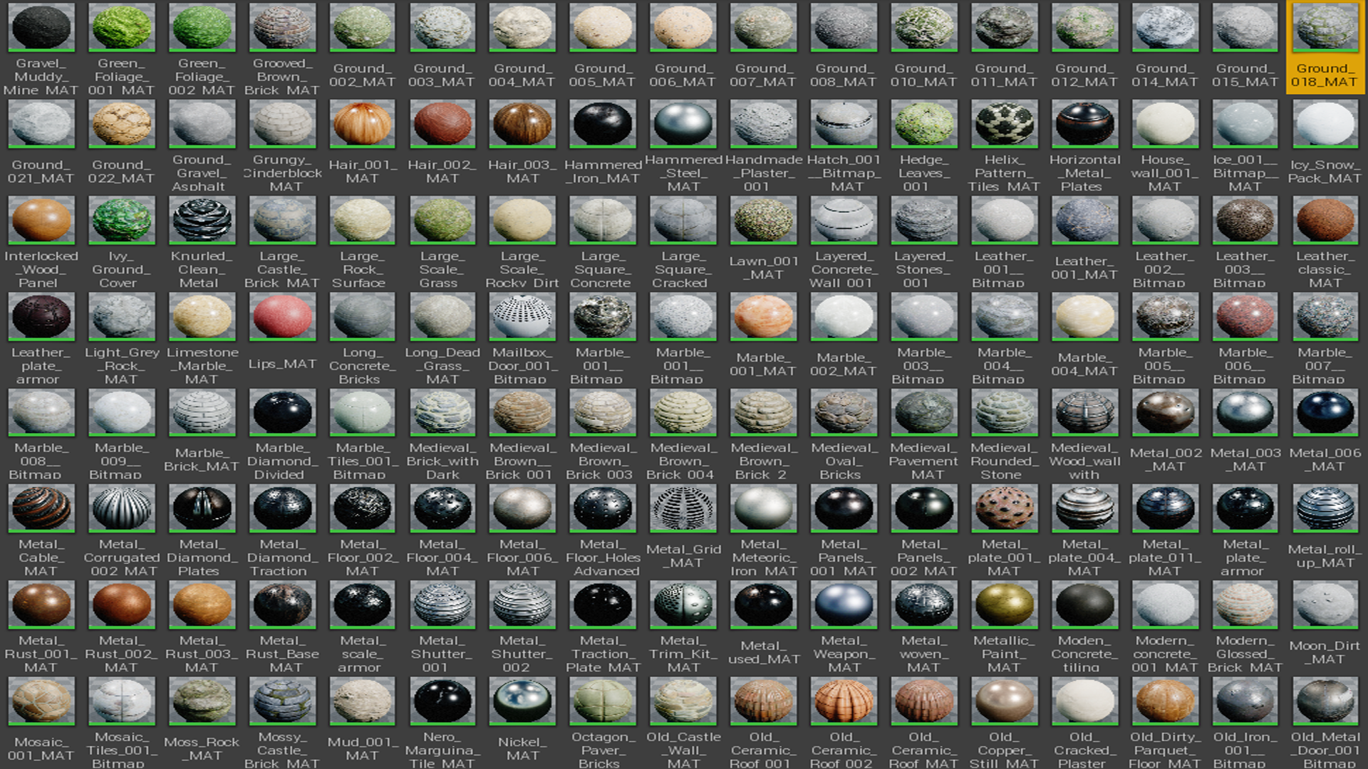 Unreal Engine 4 Substance Database Materials HD 692.