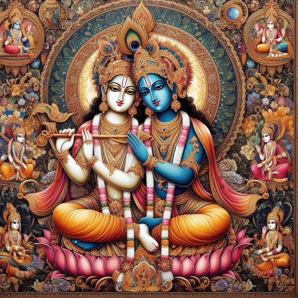 🌟 Divine Images of God RadhaKrishnan 🙏