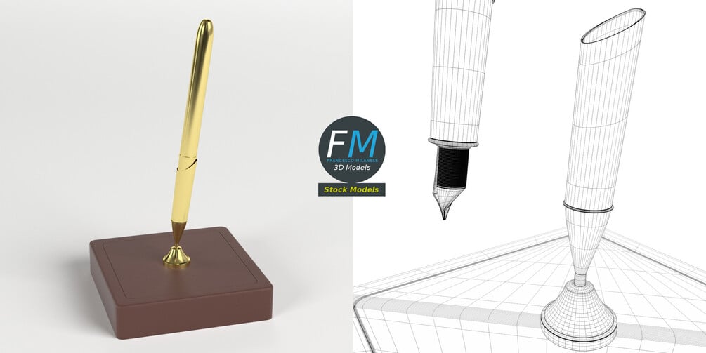 3D MODEL - Pen stand