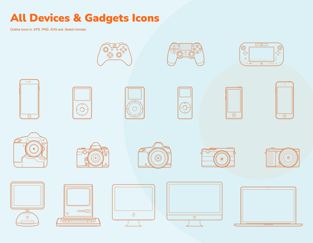 Apple Devices & Gadgets Icons