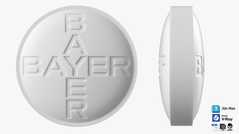 Bayer Pill | 3D Model