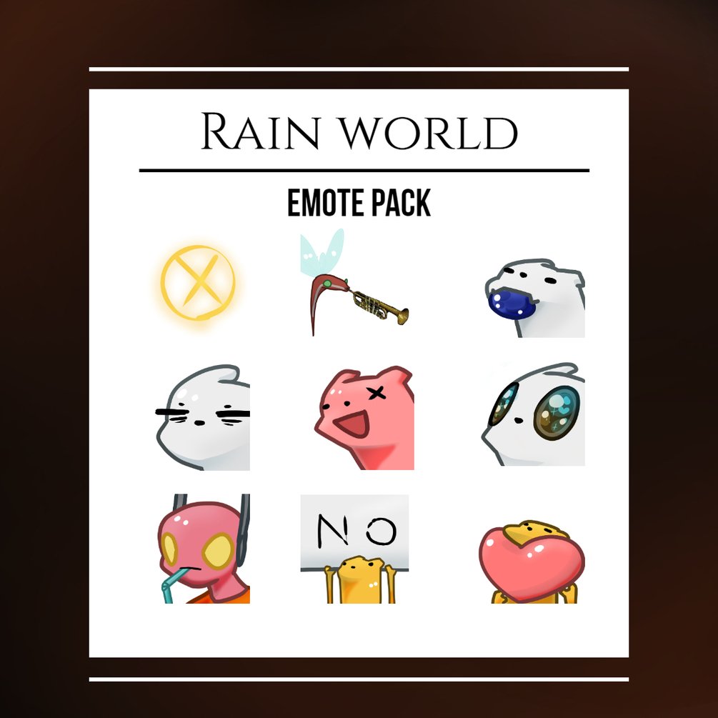 Rain World Emote pack 2