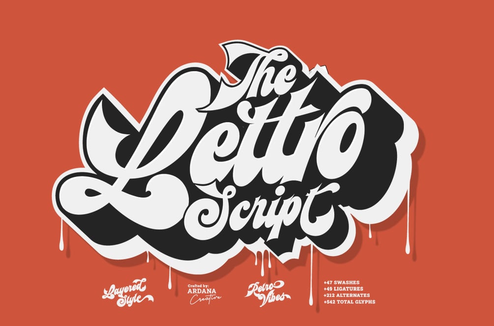Lettro | Retro Layered Script