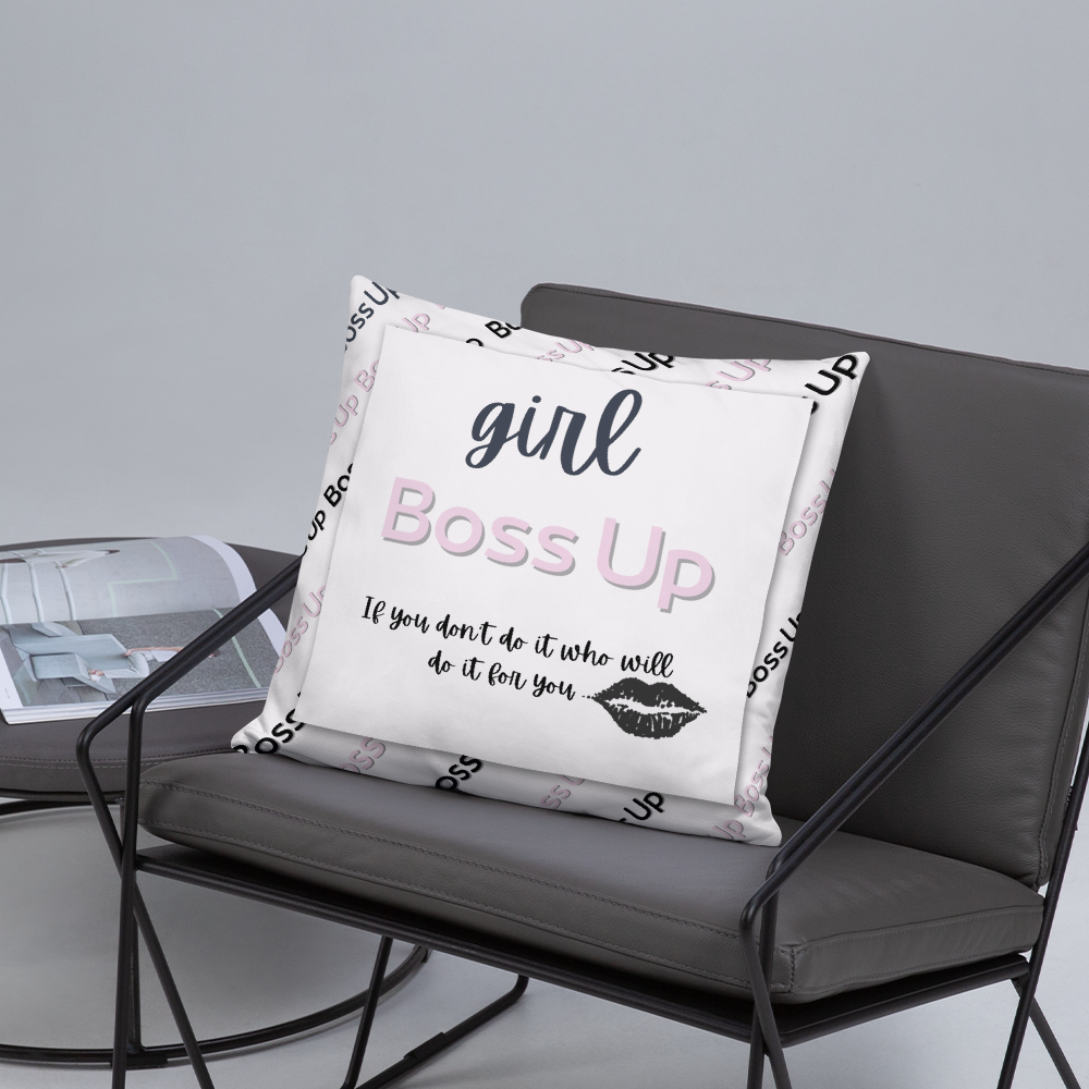 Girl Boss Up (All-Over-Print Premium Pillow)
