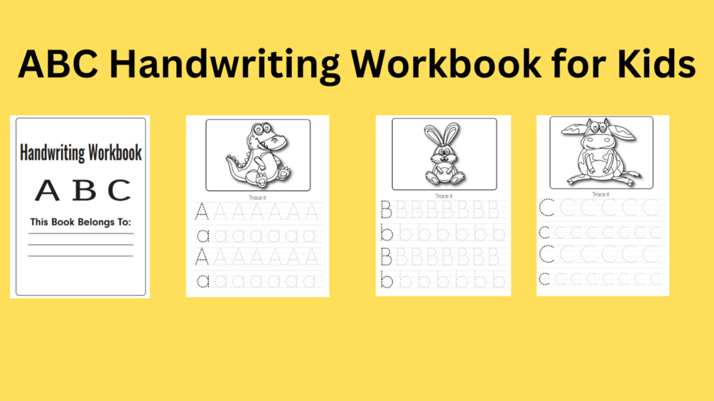 ABC Handwriting Workbook for Kids