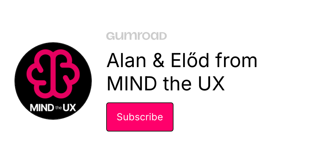Alan & Előd from MIND the UX