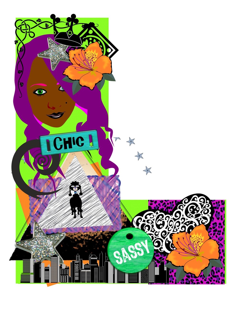 Letter L Name Printable Crafts DYI School Locker Wall Girl Alphabet Letter