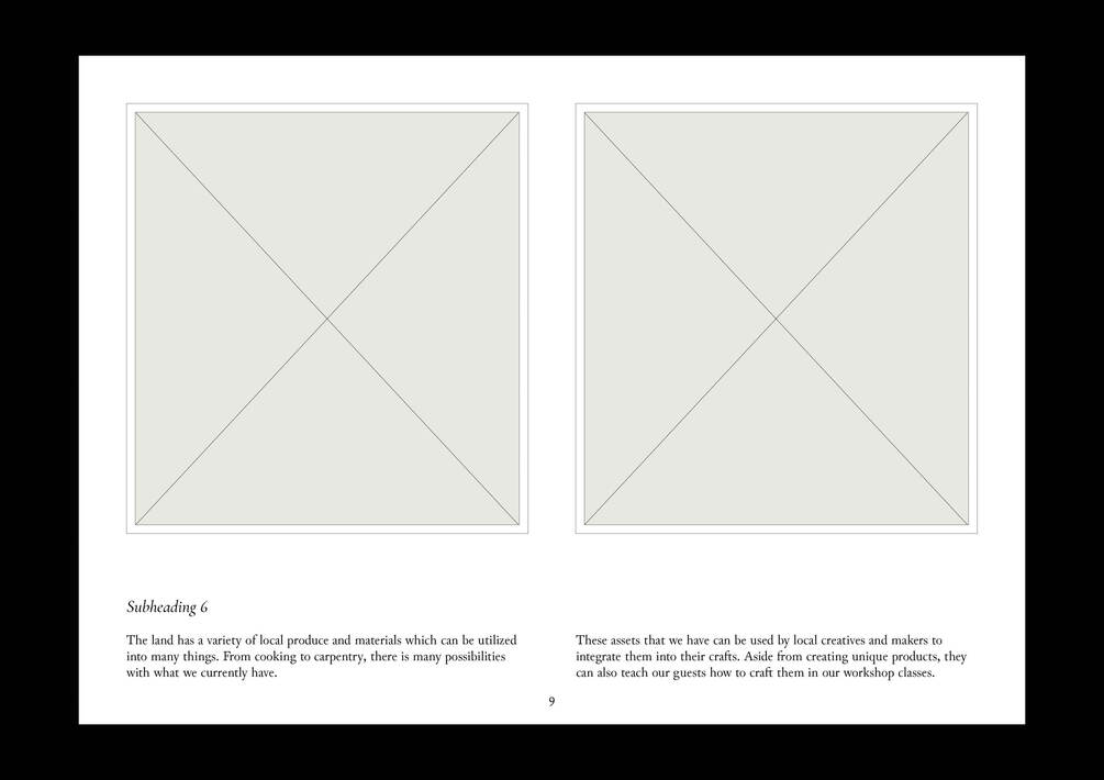 Nature Inspired / Botanical A4 Presentation Template (Adobe InDesign)