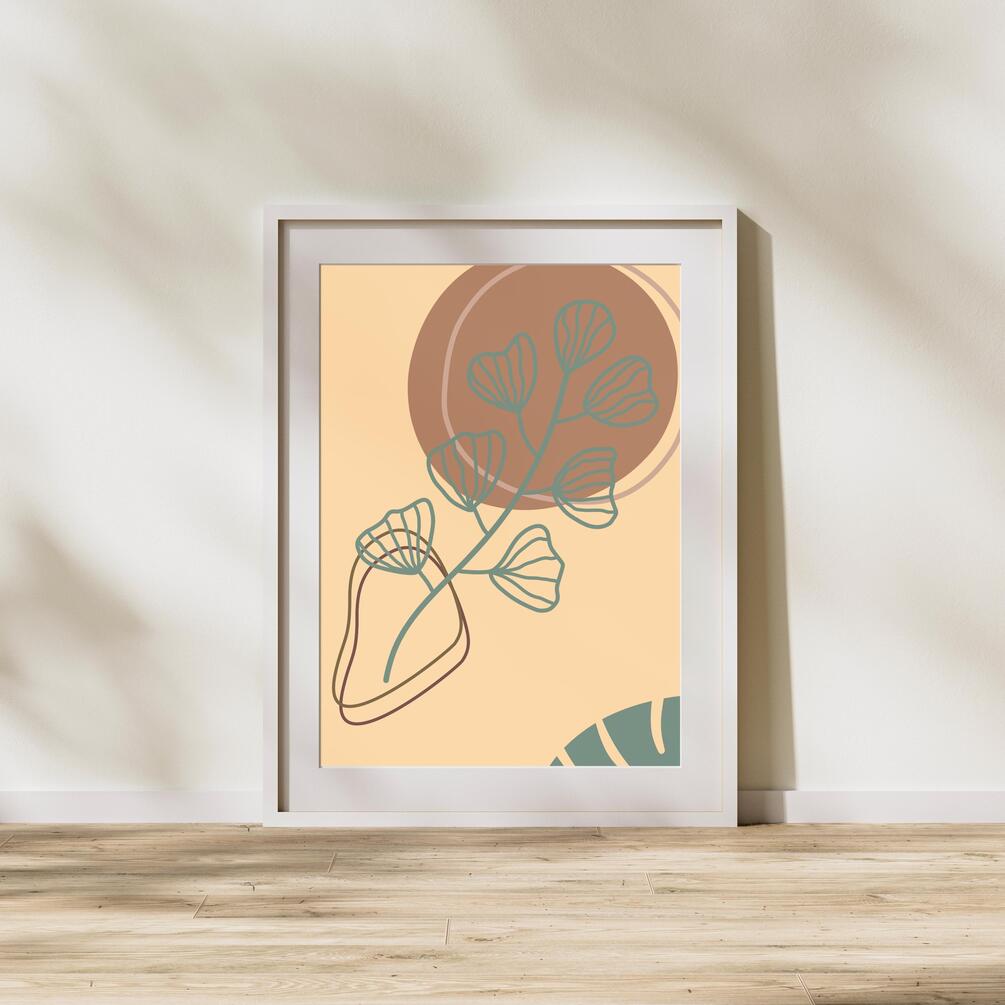 green leaf with brown blob