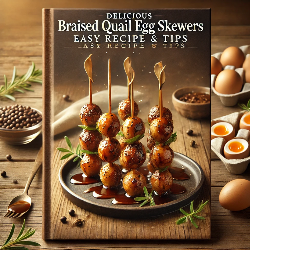 DELICIOUS BRAISED QUAIL EGG SKEWERS