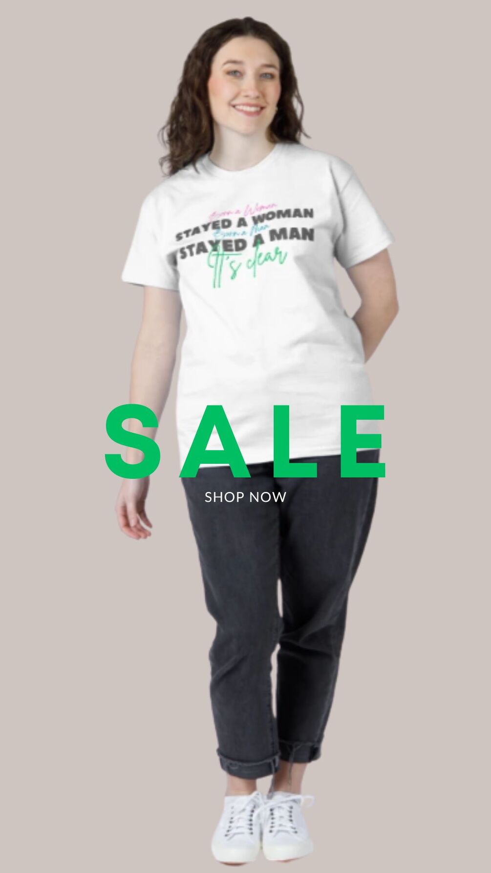 Unique Design for POD Born a Woman Stayed a Woman Born a Man Stayed a ...