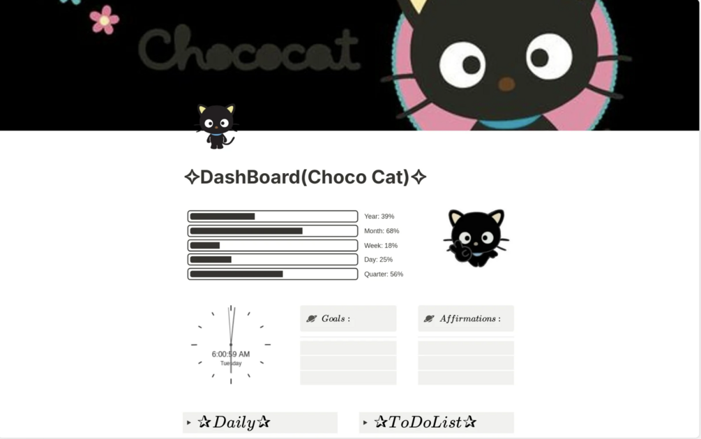 ChocoCat Planner