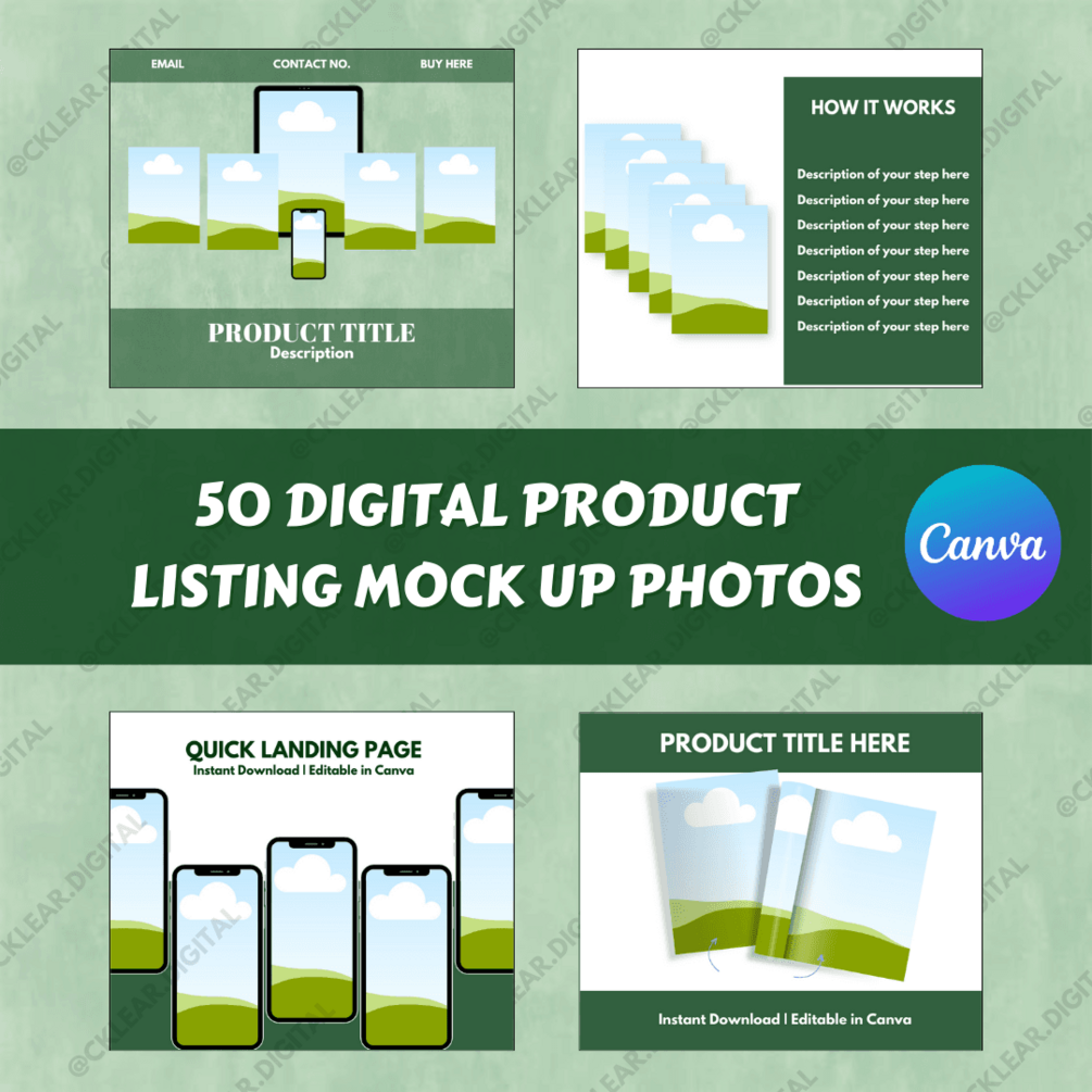 50 LISTING MOCKUP TEMPLATES (FOR PERSONAL USE)