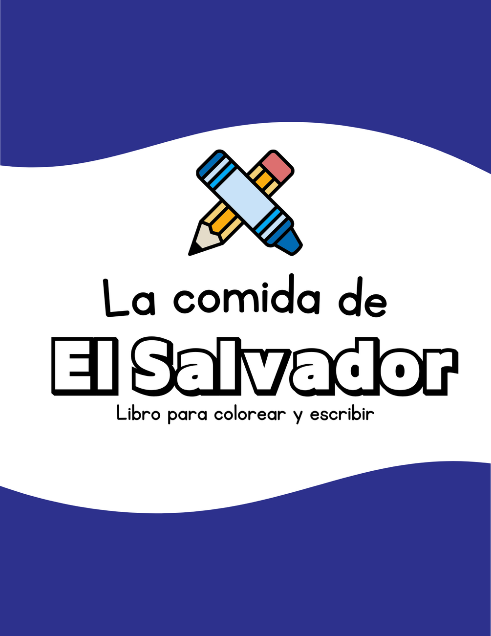 Salvadoran food Coloring Pages Book "La comida de El Salvador" Libro ...