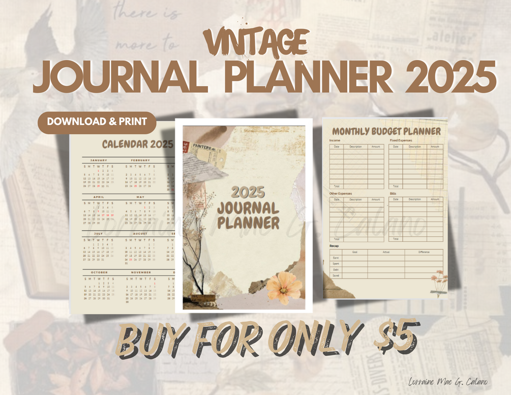 Journal Planner 2025
