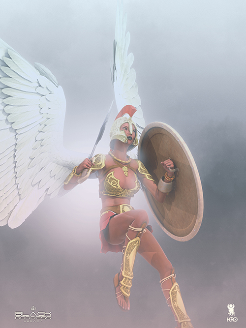 Amazon Angel Poster - 18x24