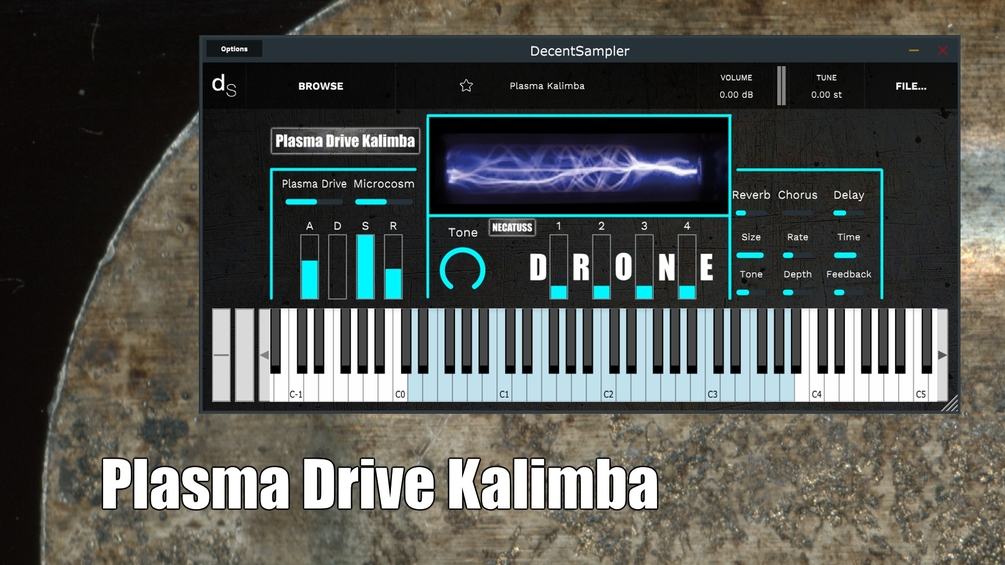 Plasma Drive Kalimba (Decent Sampler VST)