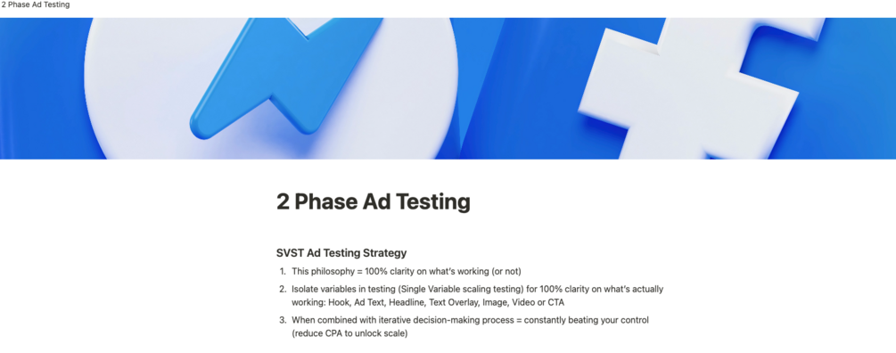 2 Phase Ad Testing