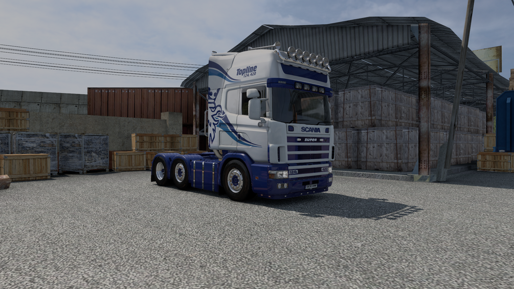 ETS2 Scania 124L 420 Skin for RJL r4