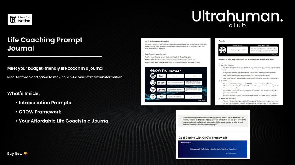 Life Coaching Prompt Journal