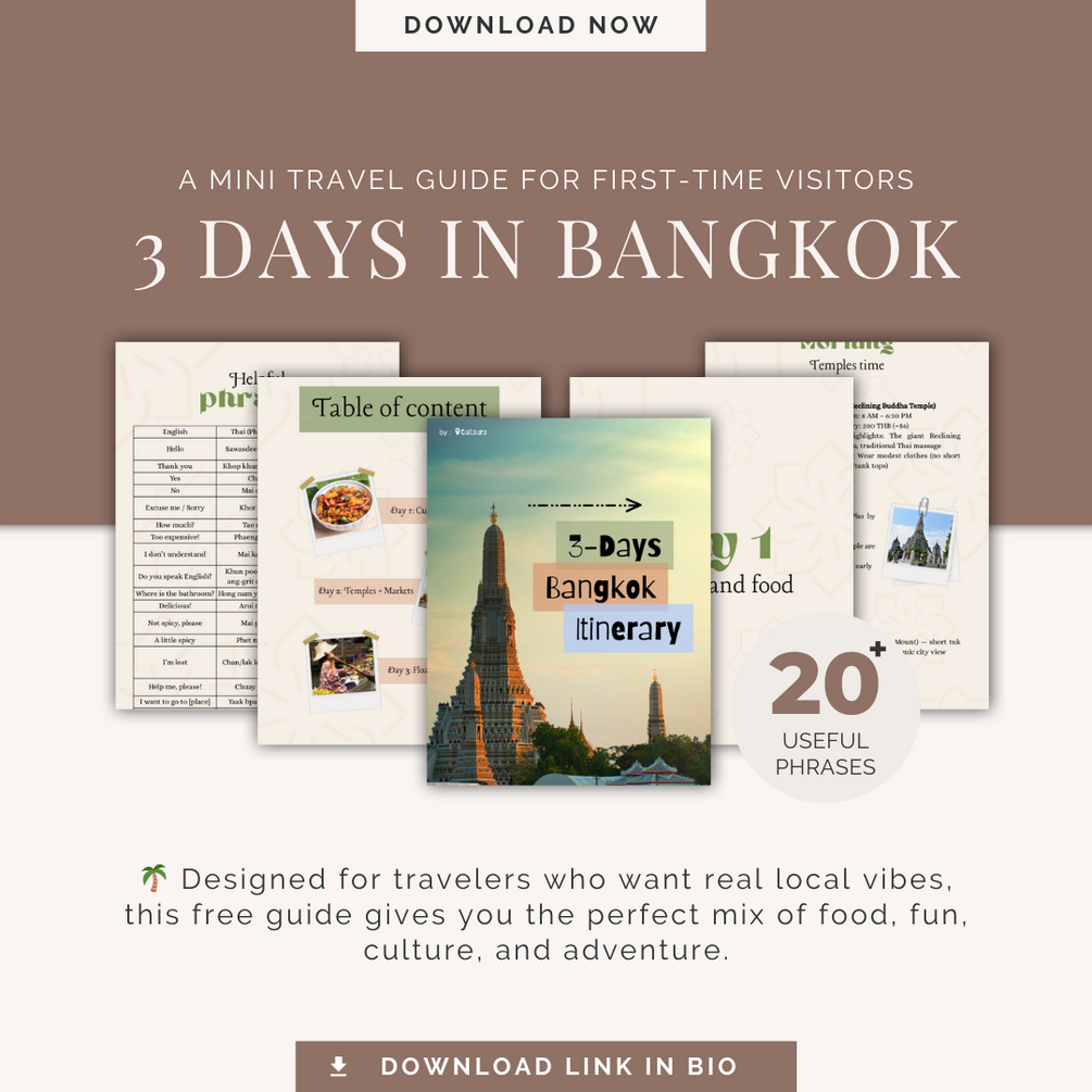 3-Days Bangkok Itinerary