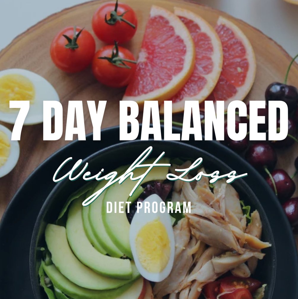 7 Day Balanced Diet Guide