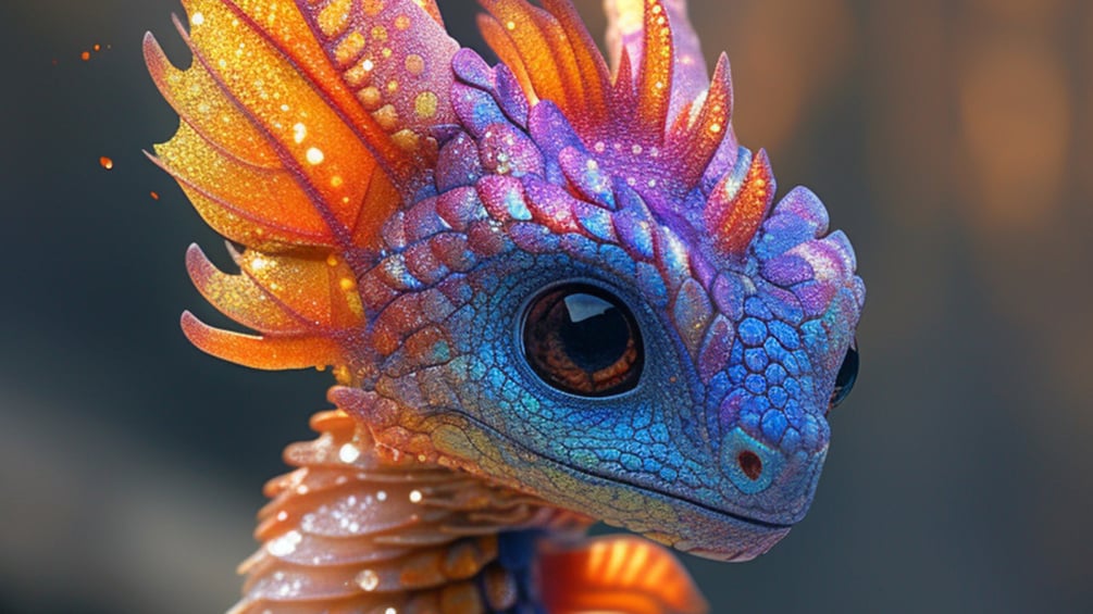 Pygmy Flame Drakeling 2