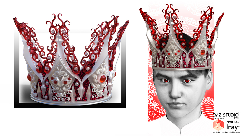 King's Crown for Daz Studio
