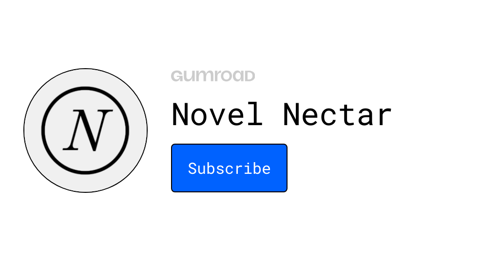 Novel Nectar