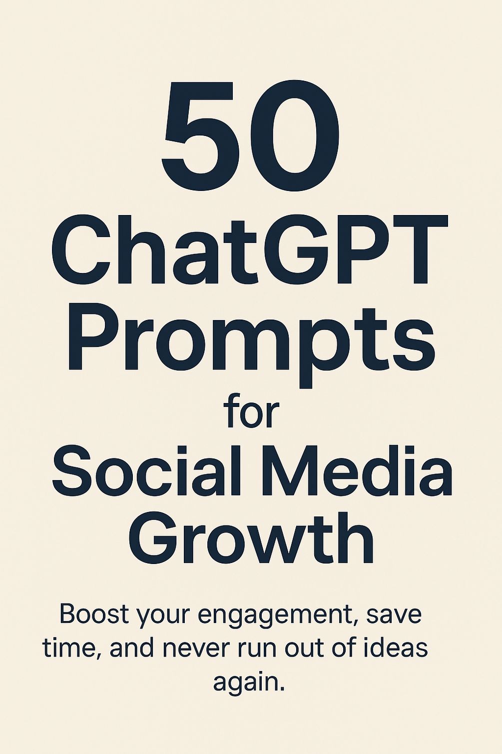 “50 Viral ChatGPT Prompts for Social Media Managers”