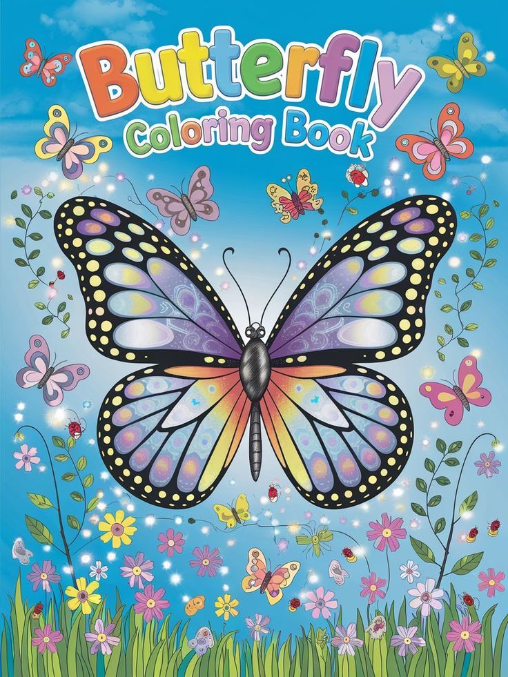 Butterfly Coloring Book (Kids Activity Book)