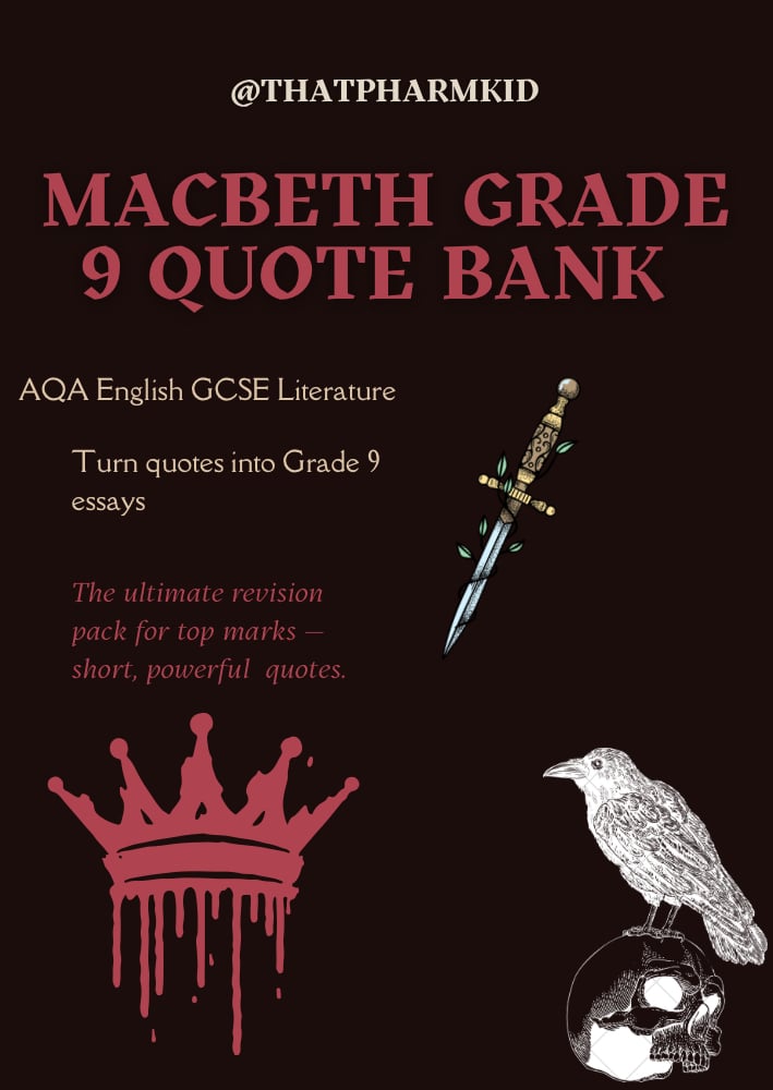 Grade 9 Quote Bank 'Macbeth'