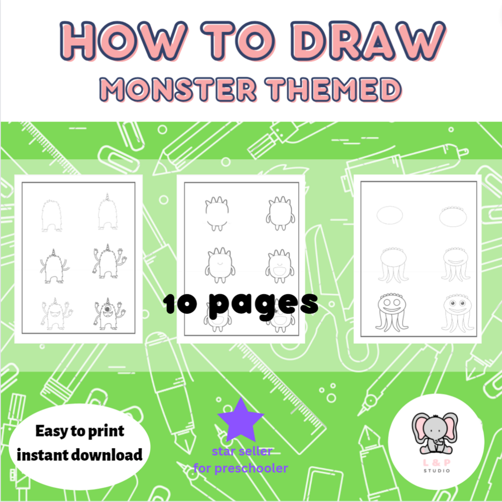 How to draw monsters