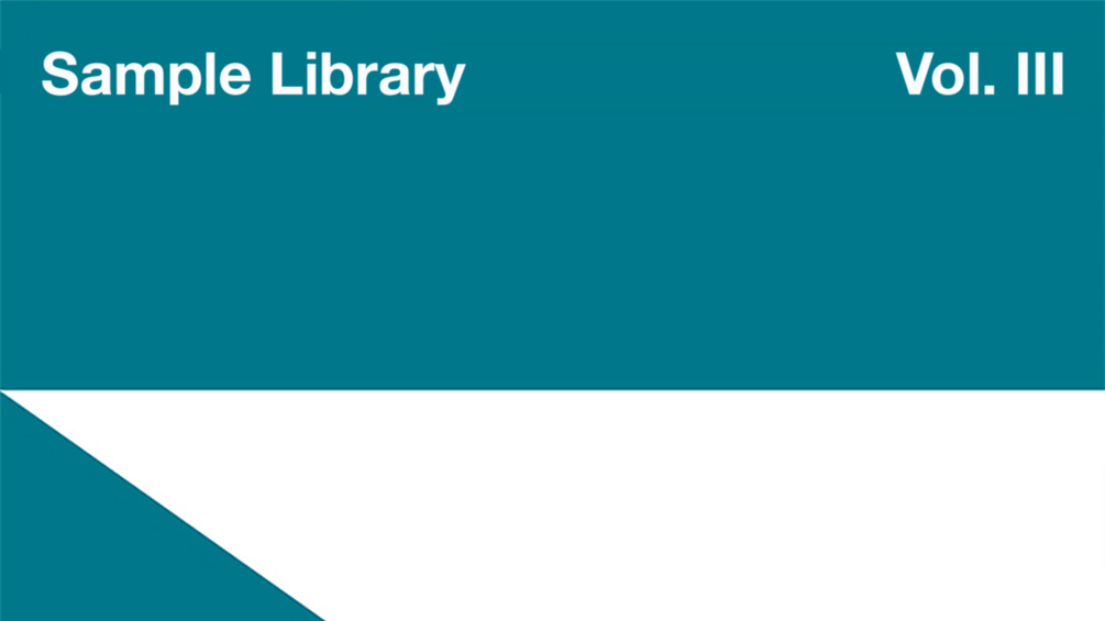 sample library vol. III