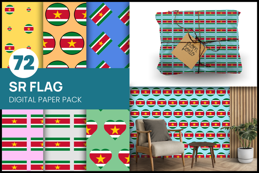 SR Flag Seamless Patterns