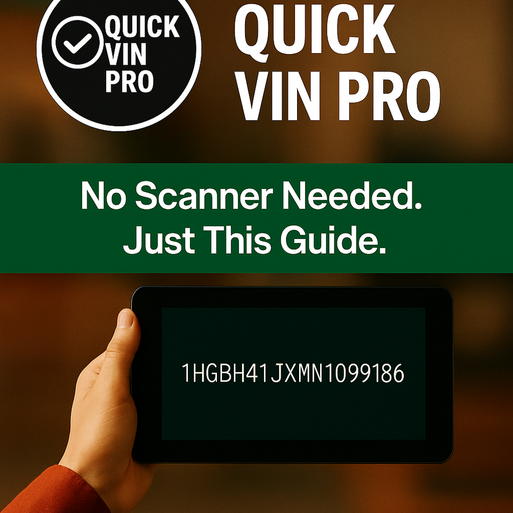 QuickVin Pro – VIN Scanning Shortcut for Auto Shops