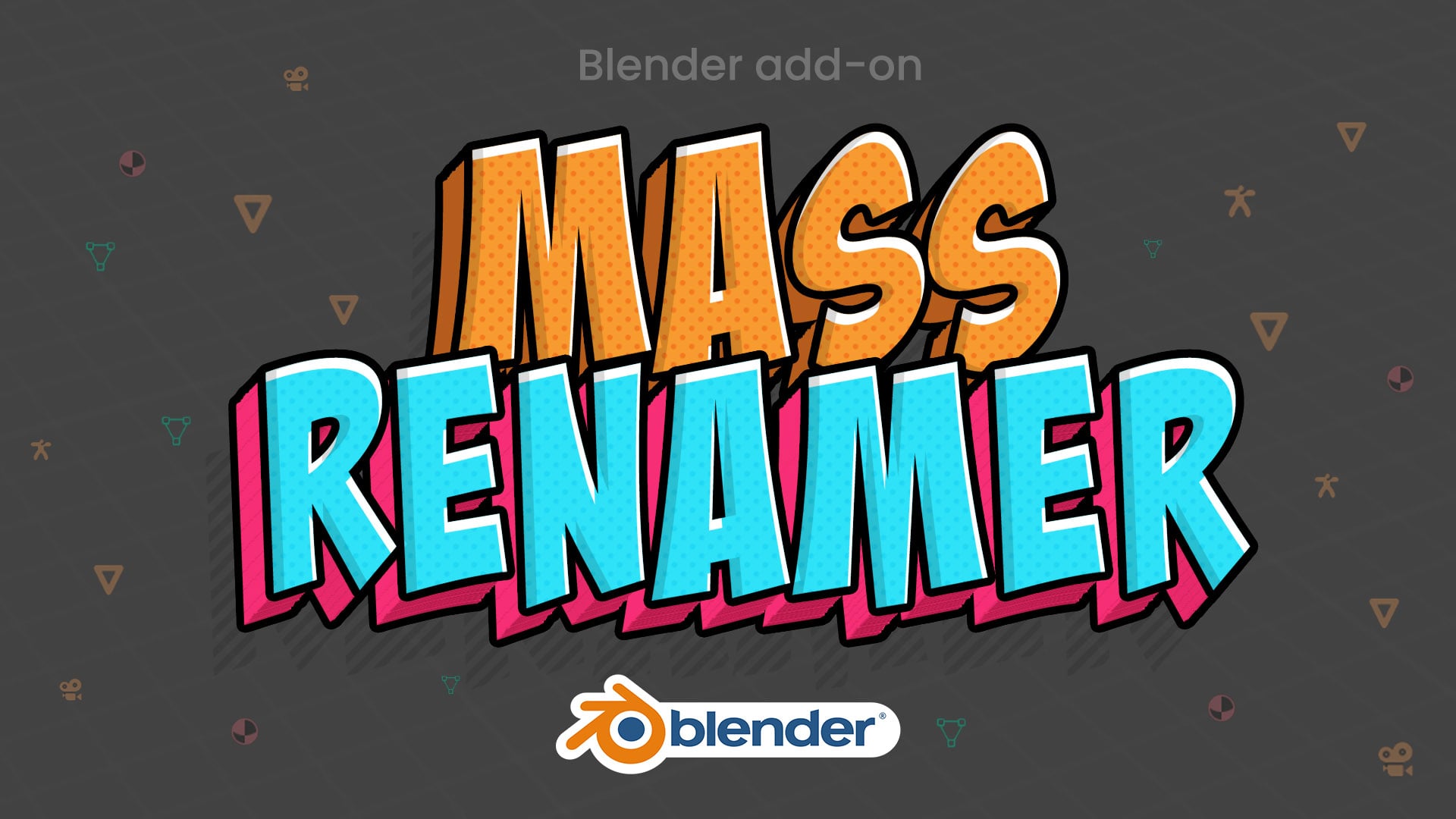 Mass Renamer is here 🎉 Super useful renaming Blender add-on - ThreeDee