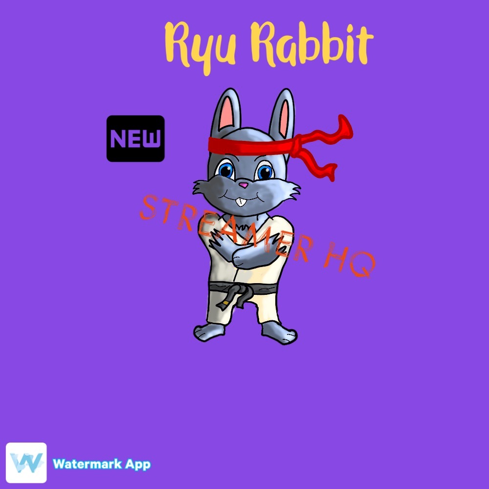 Ryu Rabbit Twitch Emote