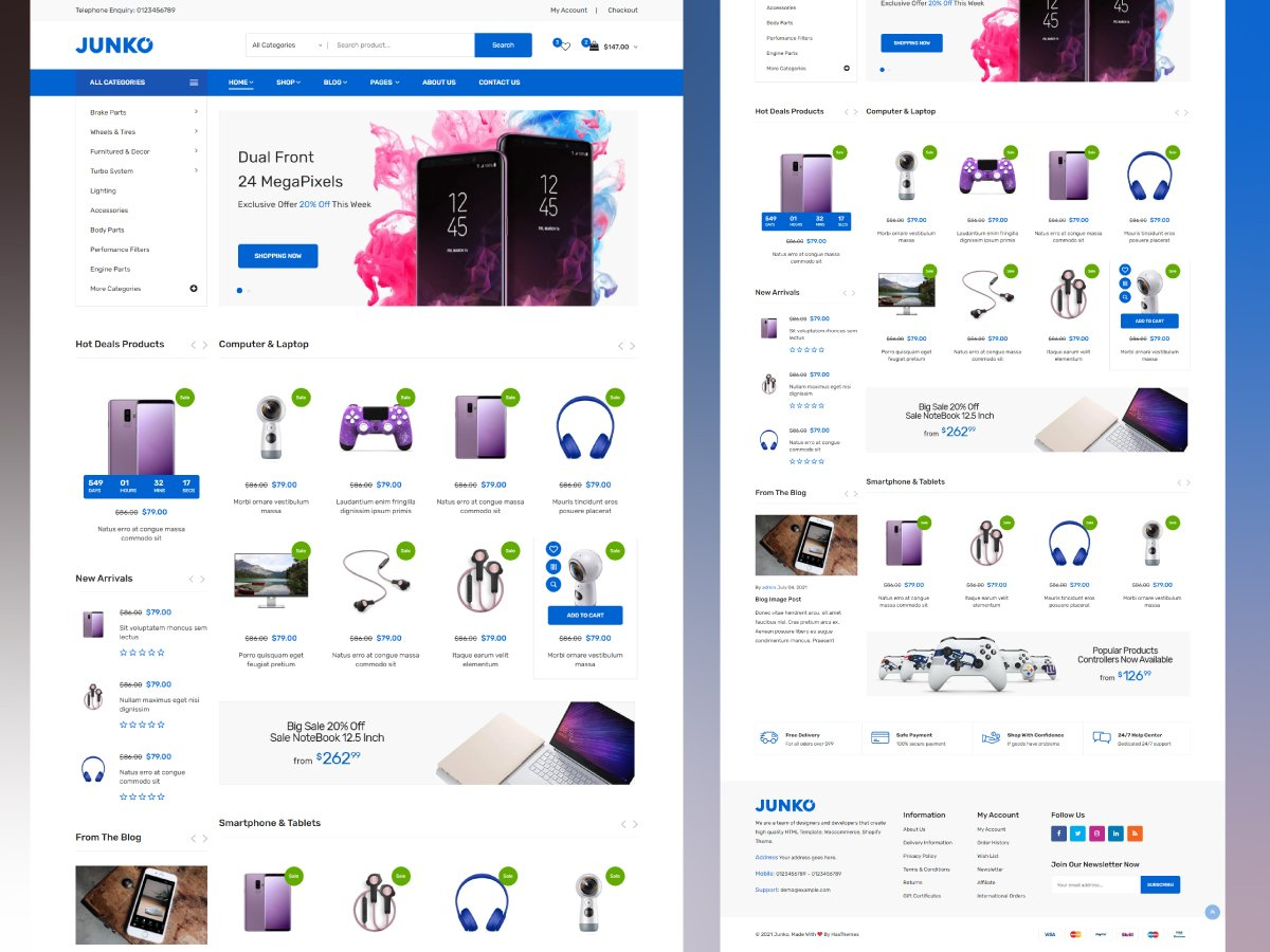 Electronics eCommerce HTML Template