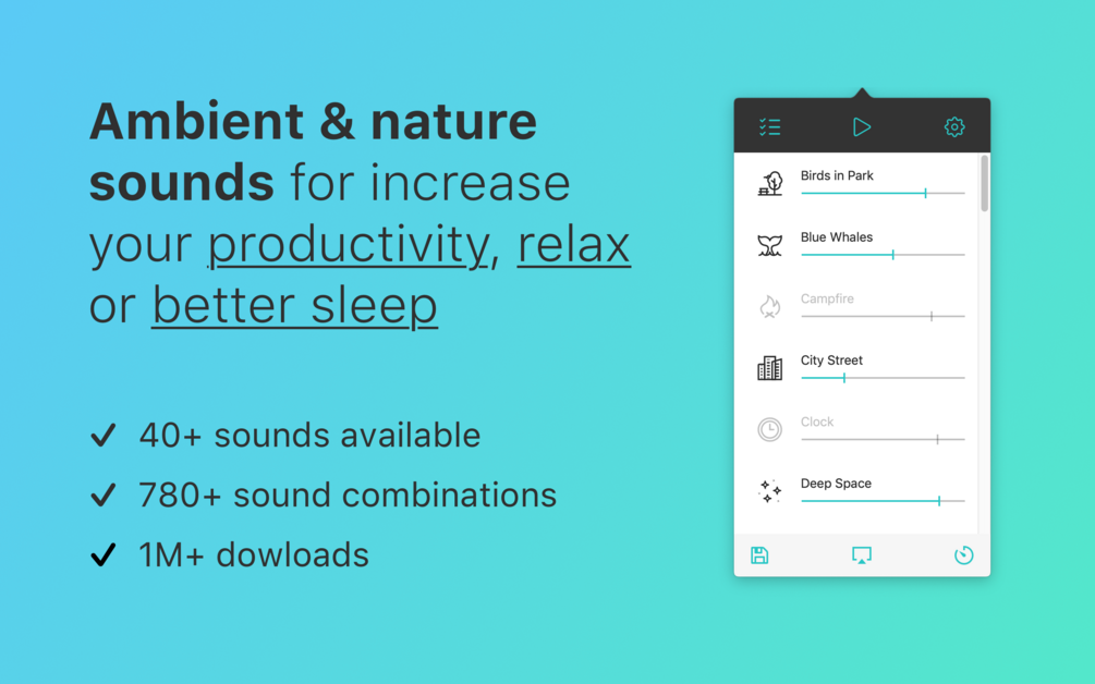 Noizio — focus, relax, sleep